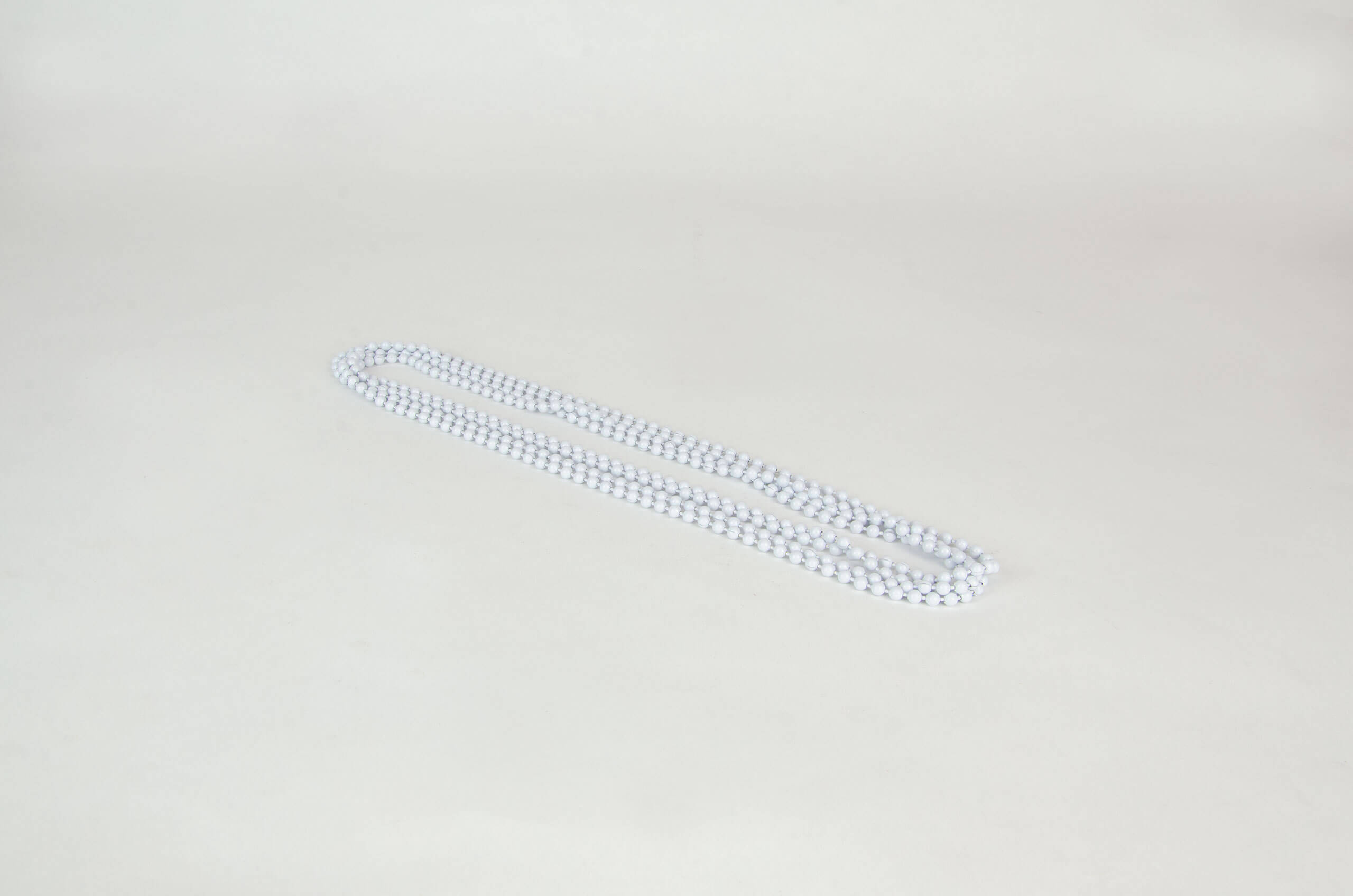 PURE WHITE NICKEL PRE LOOPED CHAIN - Kool Pelmet